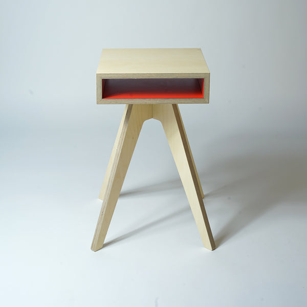 Plywood Side Table | LANDER I | Wood & Wire