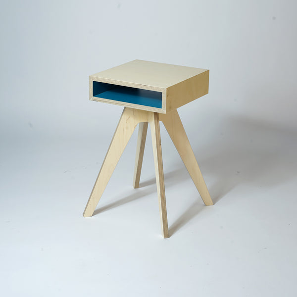 Plywood Side Table | LANDER I | Wood & Wire